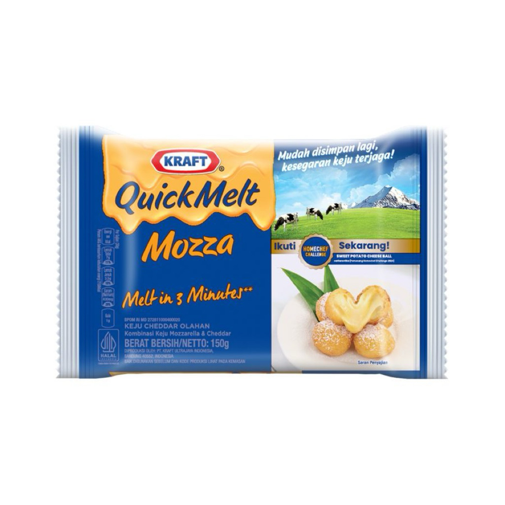 Jual KRAFT Quick Melt Mozza Cheese 150 Gram | Shopee Indonesia