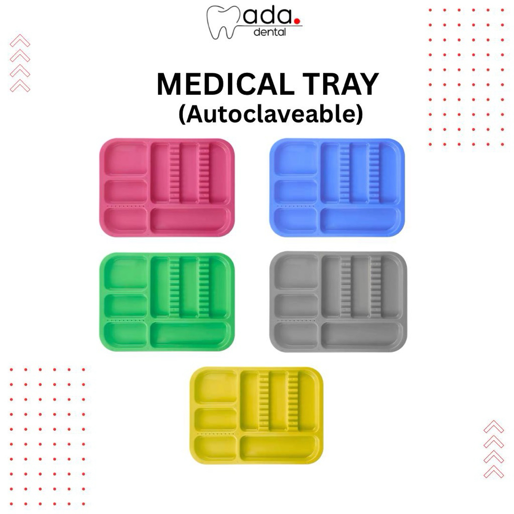 Jual Dental tray sekat autoclavable plastik besar separator baki ...