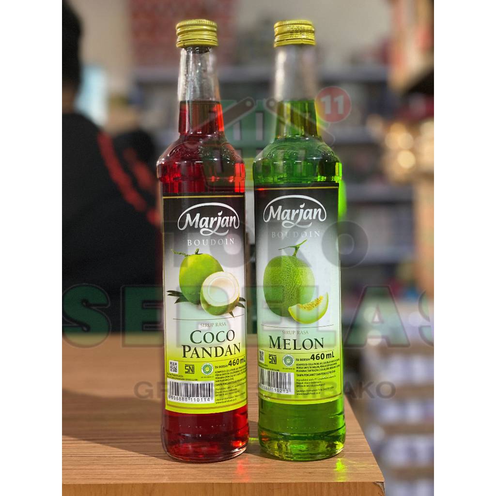 Jual Marjan Sirup Marjan Boudoin Botol Kaca 460 ml Kemasan Praktis ...
