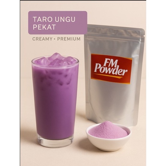 Jual Powder Drink TARO 1kg / 500gr – Rasa Taro Premium, Enak untuk Es ...