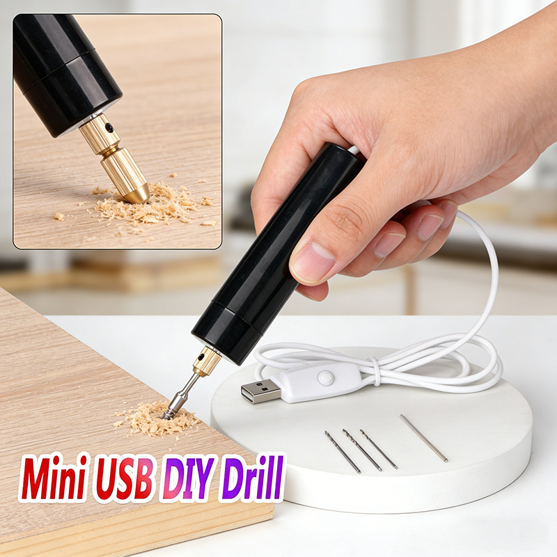 Jual Perlengkapan Bor / USB Bor Mini dengan 3Pc Bits dan Kabel USB DC ...