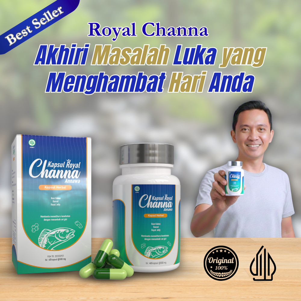 Jual Royal Channa 100% Original BPOM – Penyembuhan Luka Caesar, Operasi ...