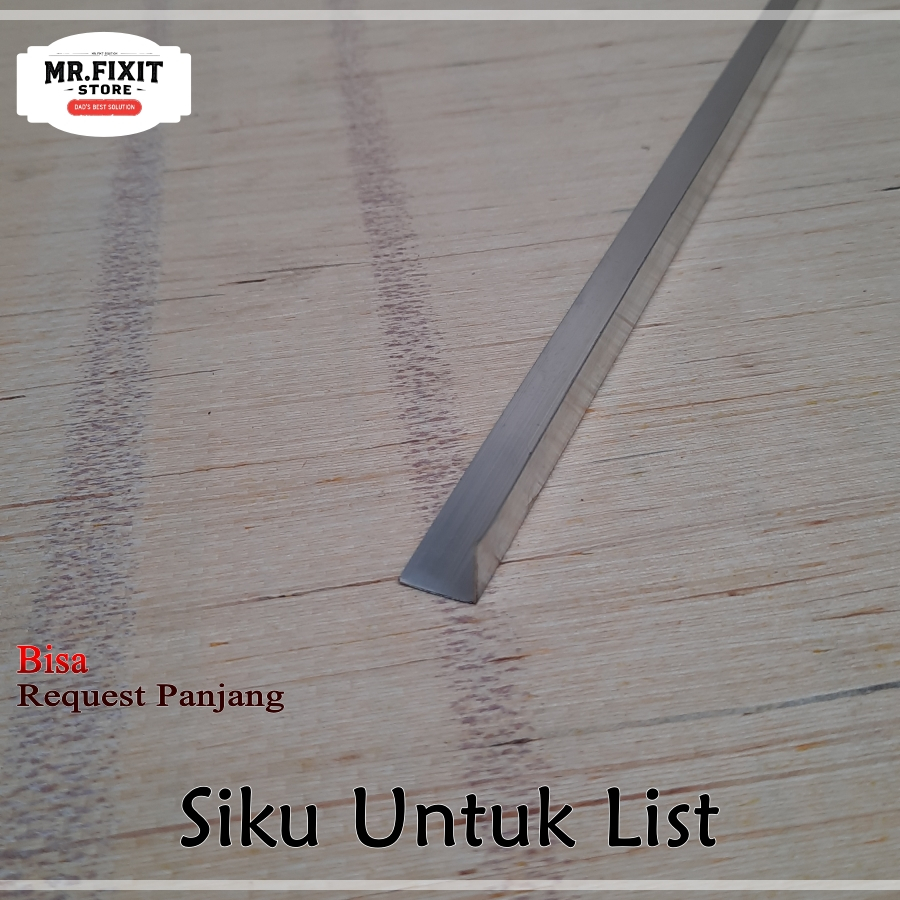 Jual Lis Siku L Aluminium (Profil L) / List el / Edging Finishing Sudut ...