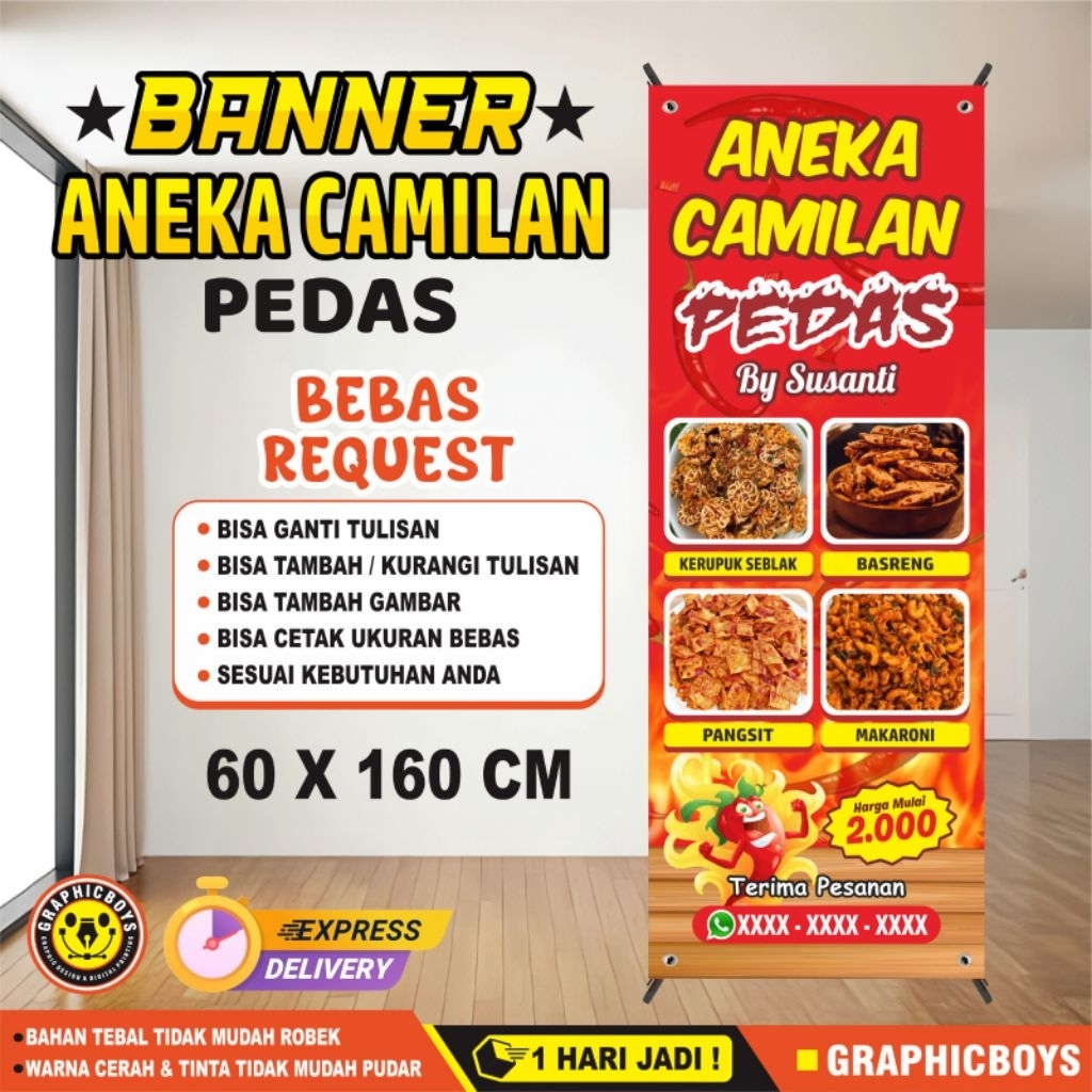 Jual Ukuran Banner Berdiri Terlengkap & Harga Terbaru Mei 2026 | Shopee ...