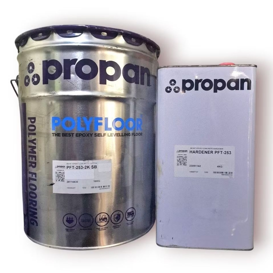 Jual Cat Lantai Propan Polyfloor PFT-253-2K SB Top Coat/Finish 20 Kg ...