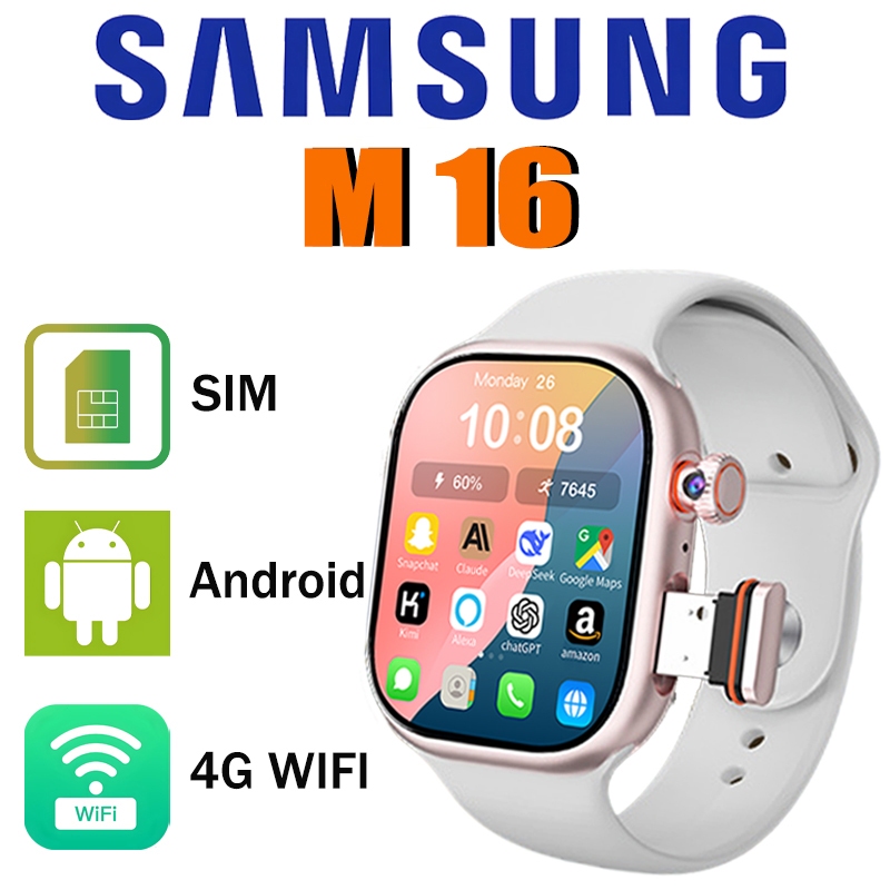 Jual Jam Tangan Pintar Samsung M16 Android 8.1 - Dukung Kartu SIM 4G ...