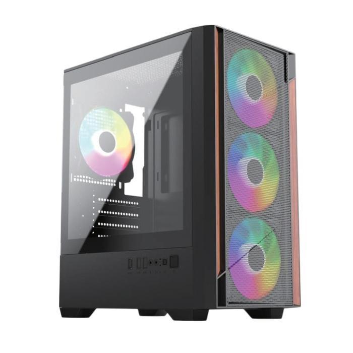 Jual Casing PC / PC Case Raptor GP-100 TG mATX - NO PSU Include 3 Fan ...