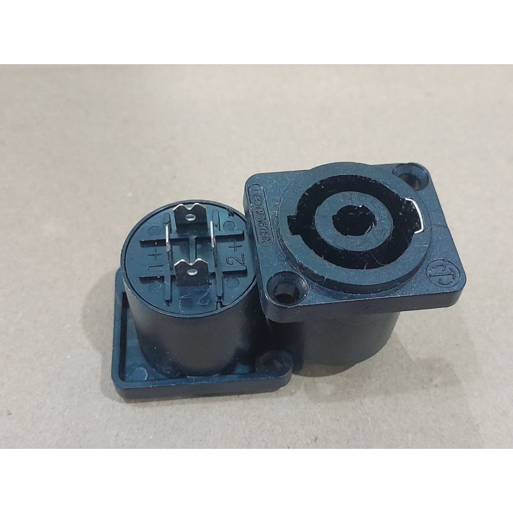 Jual Soket Speakon Segi Kecil / Socket speacon Mini / Soket Spikon Body ...