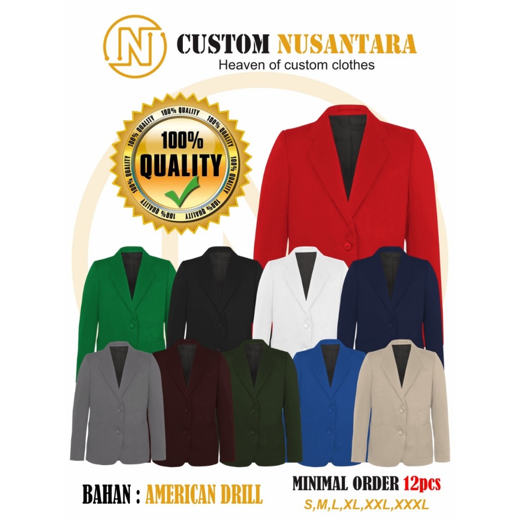 Jual Custom SATUAN jas almamater jas SD SMP SANTRI UNIVERSITAS Free ...