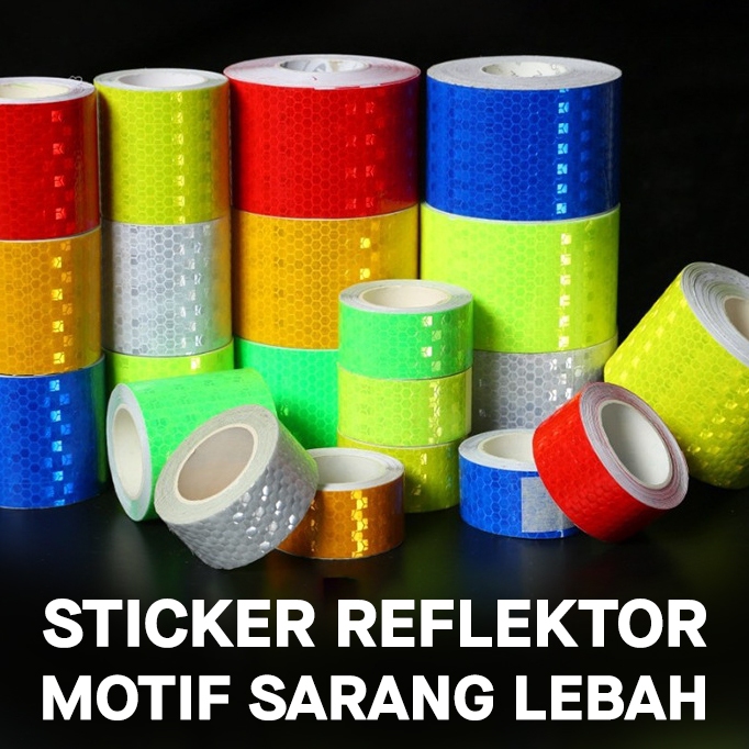 Jual Sticker Reflektor Reflektif Stiker Uji KIR DISHUB Pemantul Cahaya ...