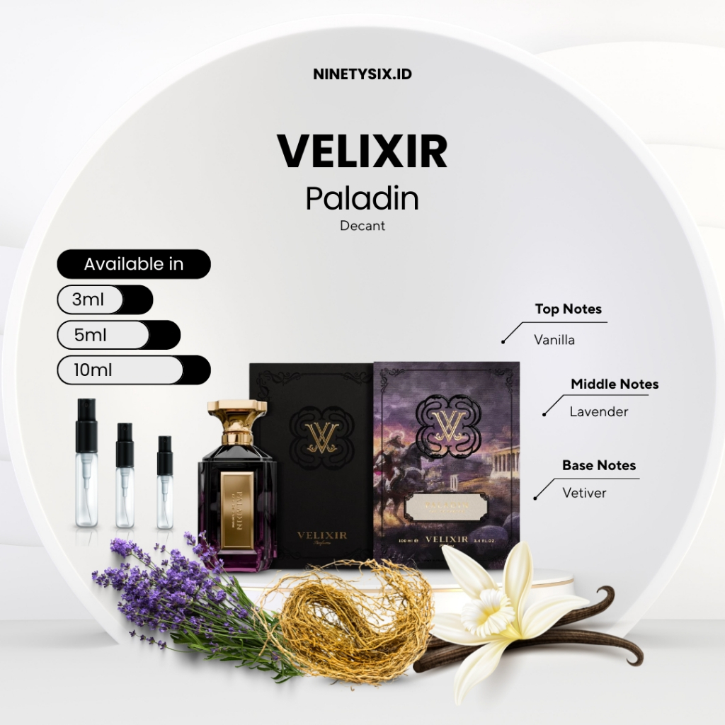Jual Decant Parfum Velixir Paladin 3ml 5ml 10ml Parfum Pria Wanita ...