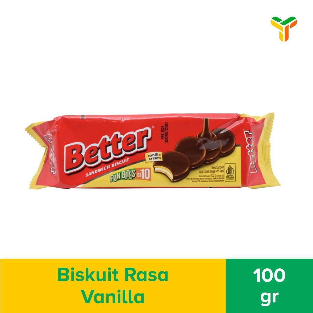 Jual Better Vanilla Pack 6Gbx4Pa X100 Gram | Shopee Indonesia