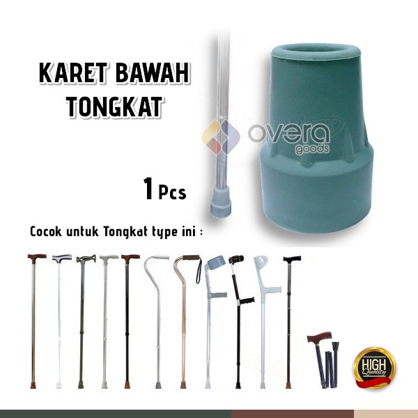 Jual Karet Tongkat Lurus / Kaki 1 / Lipat / Elbow - Diameter 18 mm ...
