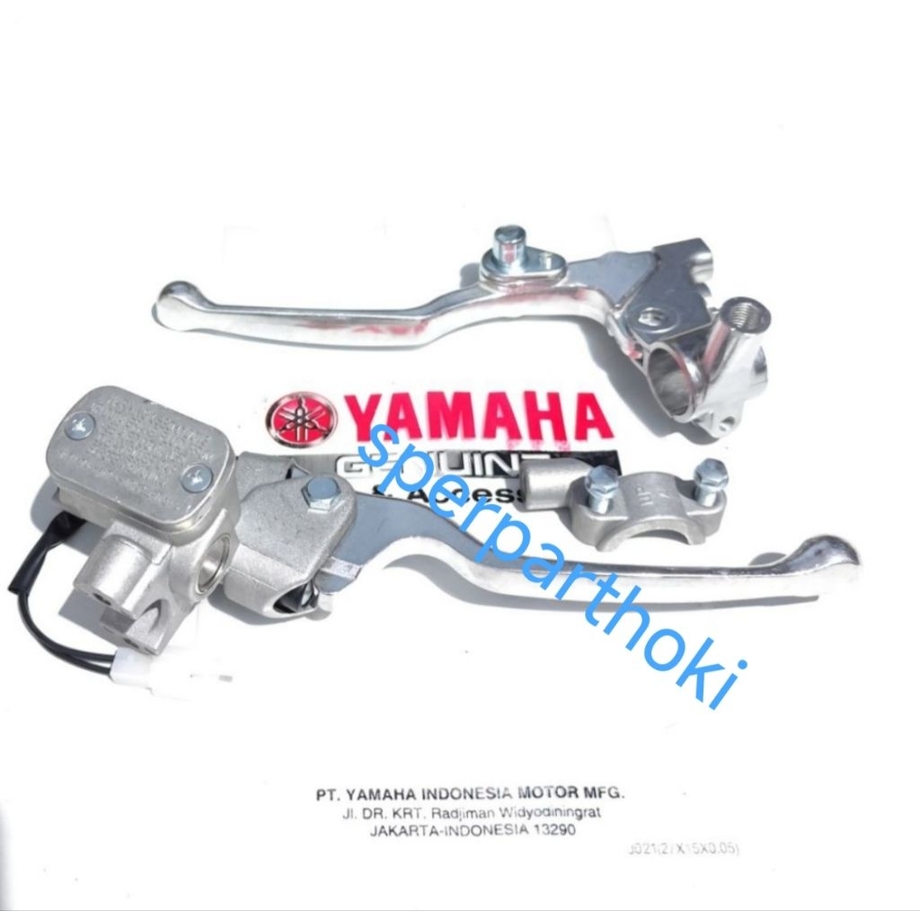 Jual handle plus dudukan plus master rem set depan yamaha mio gear 125 ...