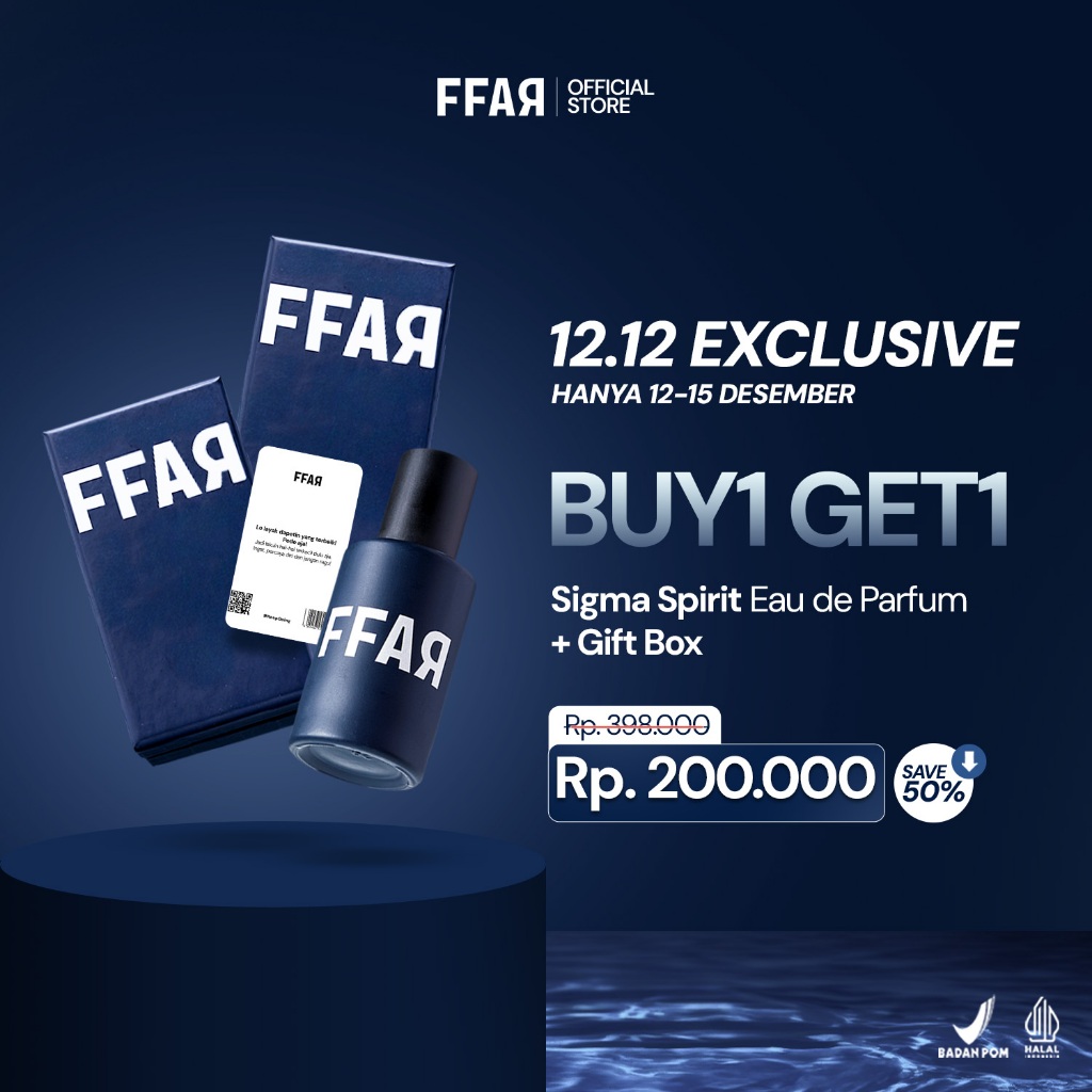 Jual FFAR B1G1 Gift Box Sigma Spirit Eau de Parfum | Parfum Pria 30 ML ...