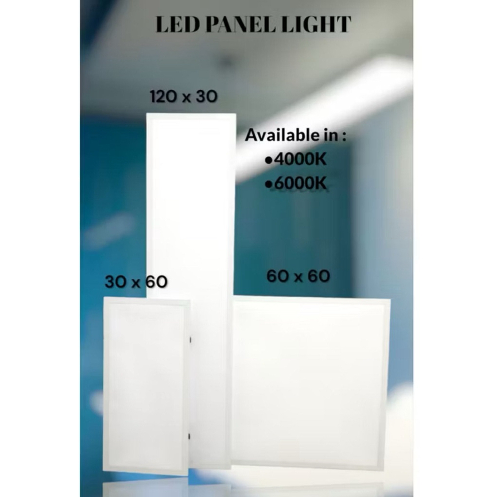 Jual Lampu Panel LED 30x30 30x60 60x60 120x30 24W 36W 48W 70W Downlight ...