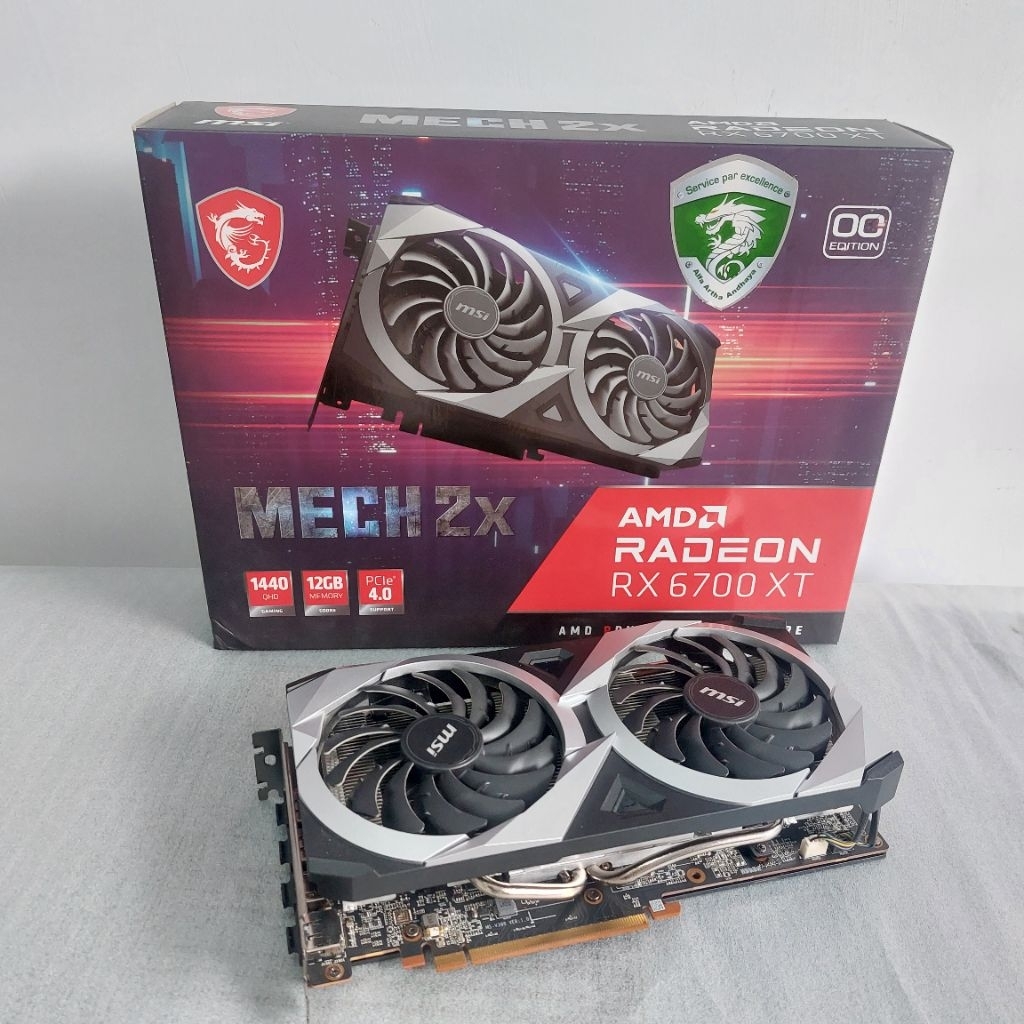 Jual MSI AMD Radeon RX 6700 XT Mech 2x OC Edition 12 GB | Shopee Indonesia