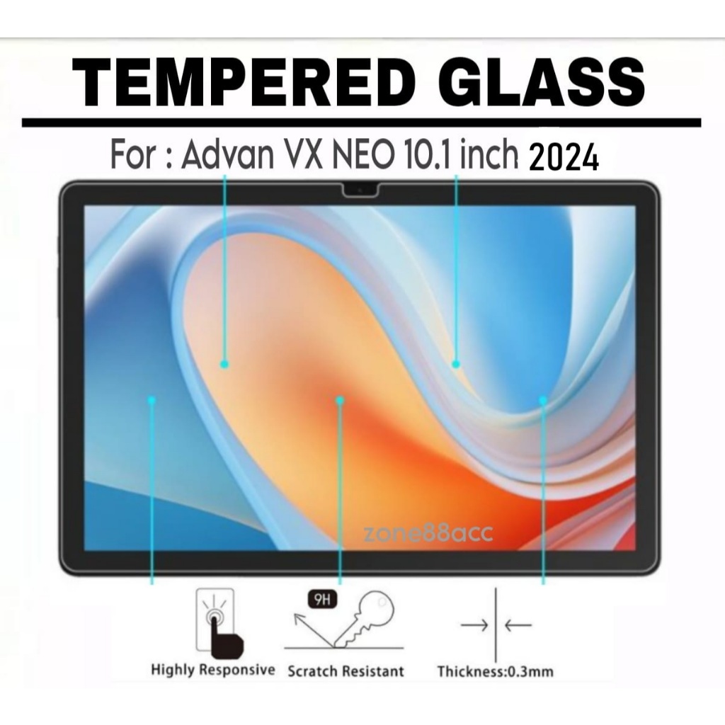Jual Antigores Advan VX NEO 10.1"inch 2024 / Tempered Glass Advan VX ...