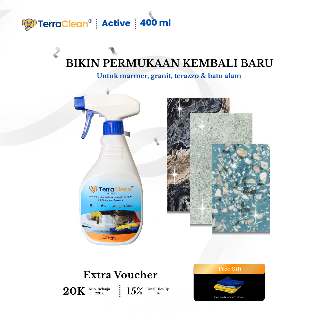 Jual Spray Pembersih Batu Alam & Terrazzo/Teraso 500ml - pH Netral ...