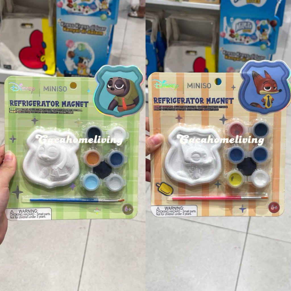 Jual Miniso x Zootopia - Plaster Grafitti Magnetic Sticker ...