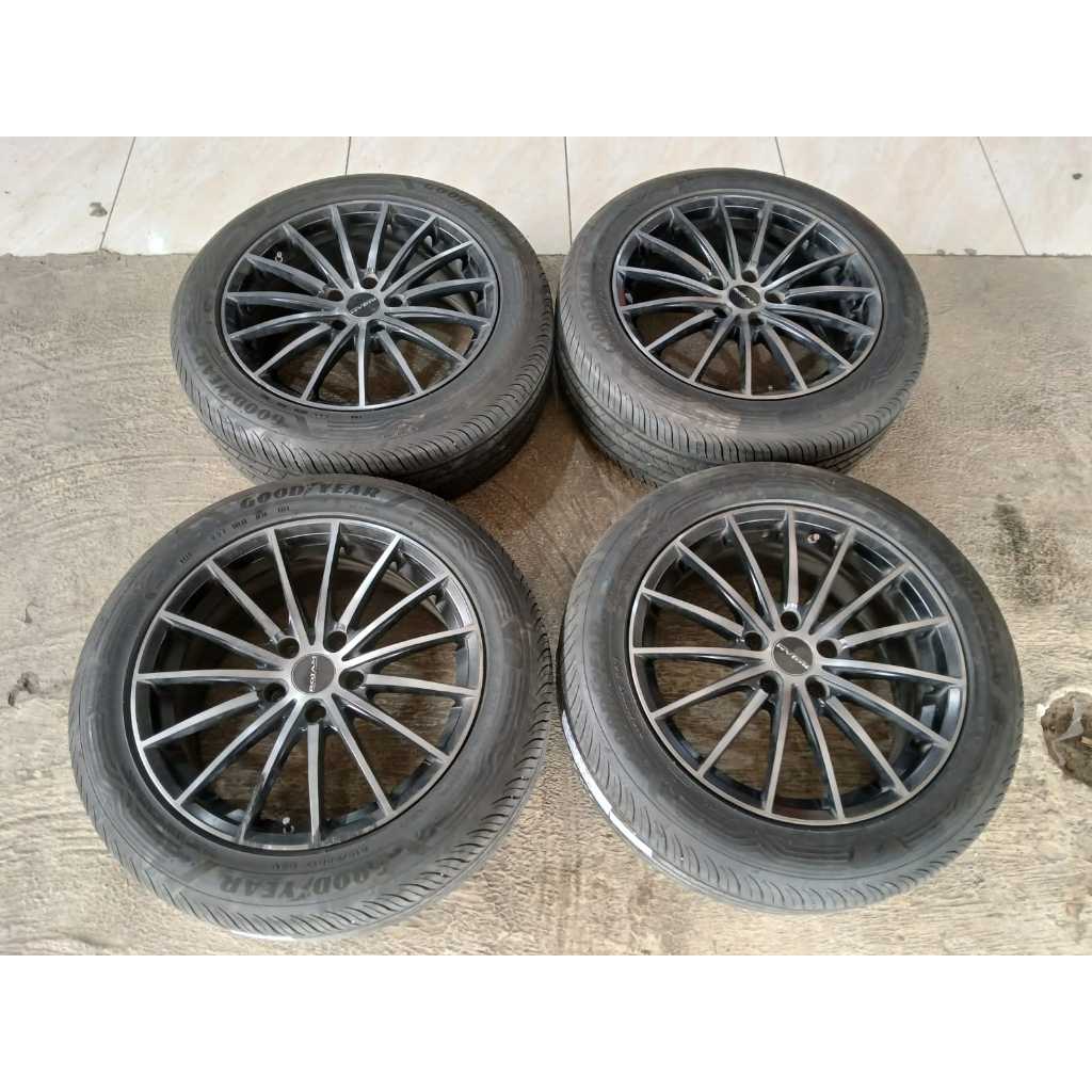 Jual Paket Ban Velg Bekas Murah Rojam Ring 17 Baut 5x114,3 Ban 215 55 ...