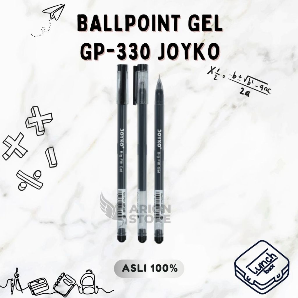 Jual [ARION STORE] Ballpoint Gel Joyko GP-330 / Pulpen Gel Joyko GP-330 ...