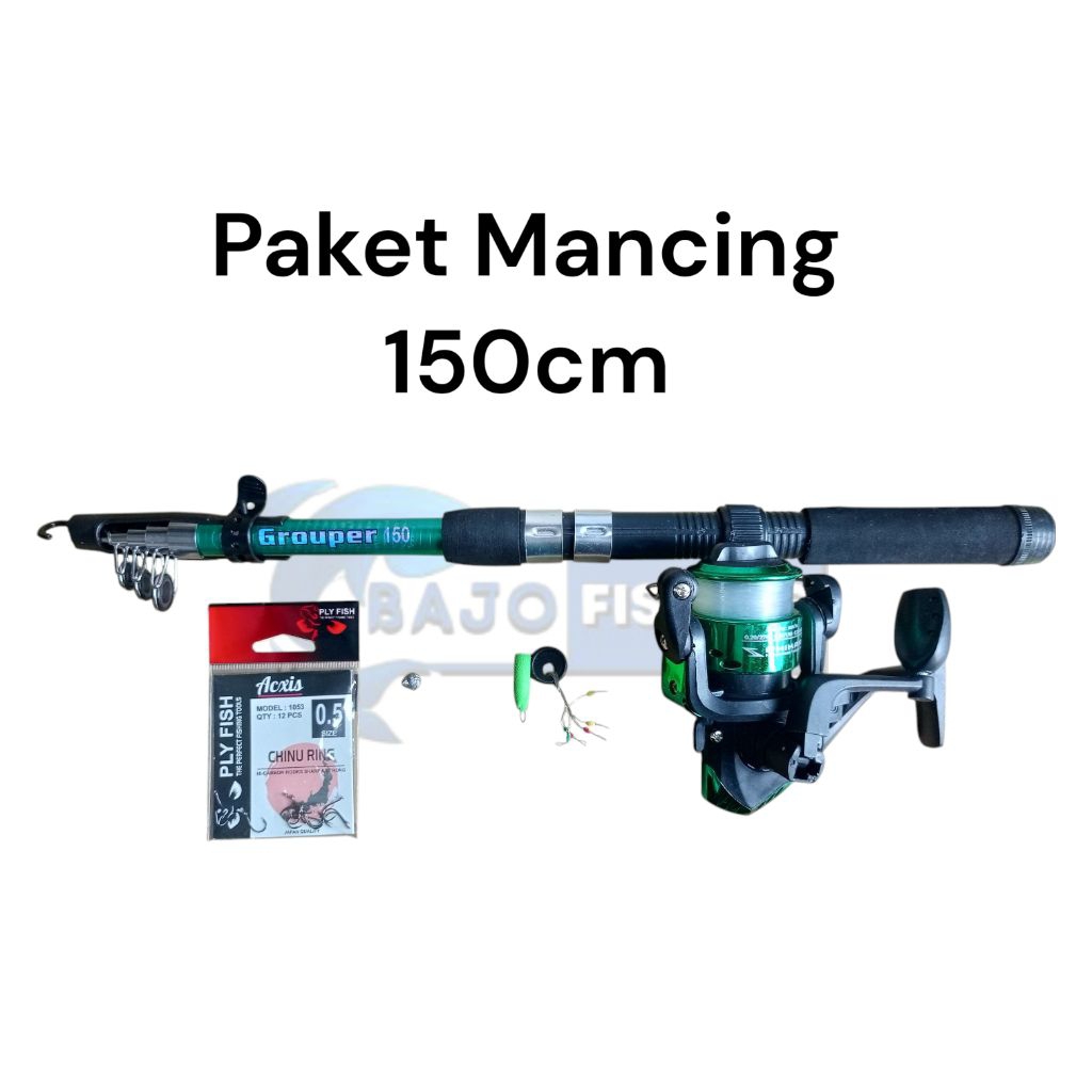 Jual Paket Mancing Lengkap Termurah Set Pancing 150cm | Shopee Indonesia