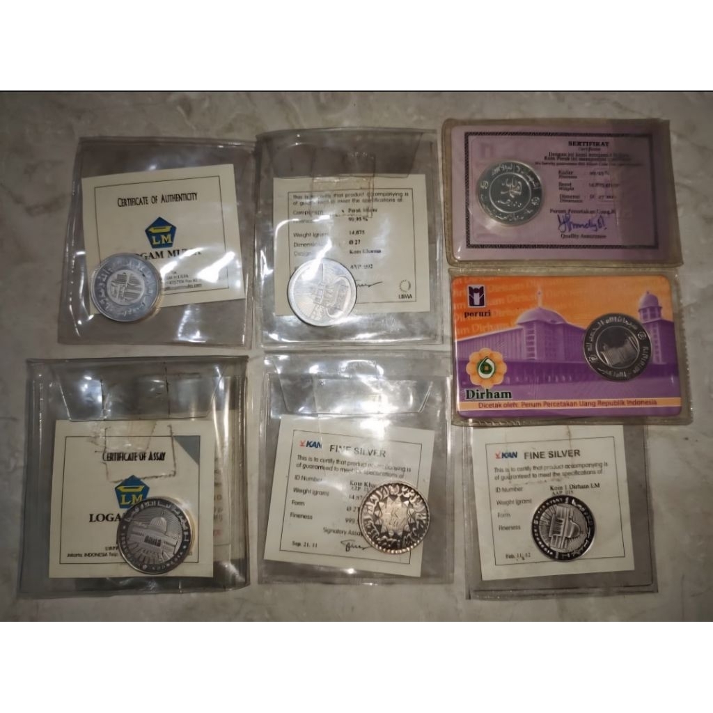 Jual Satu Dirham Antm Khamsah Antm Khamsah Peruri Perak | Shopee Indonesia