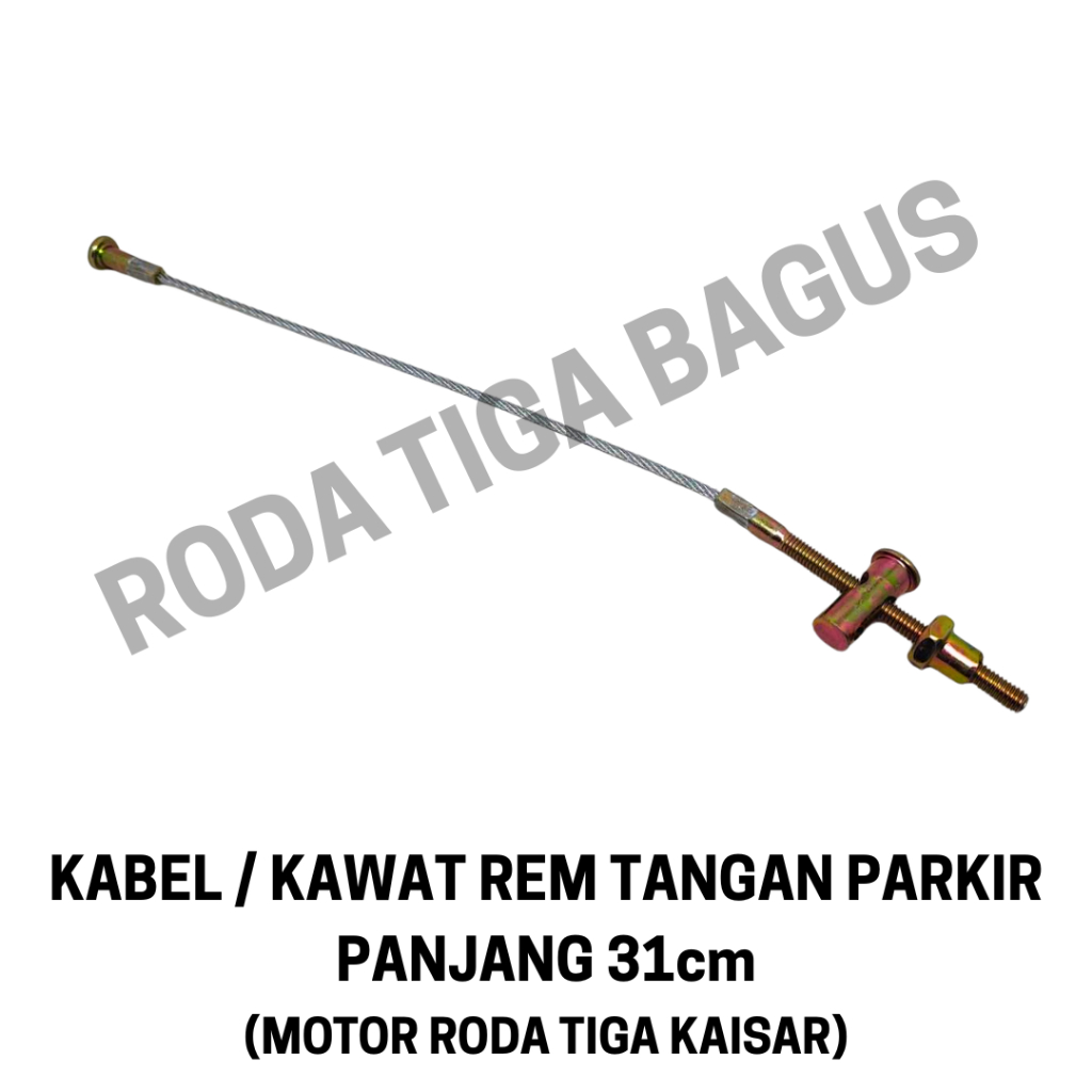 Jual Kabel / Kawat Tali Rem Tangan Parkir - motor roda tiga Kaisar ...