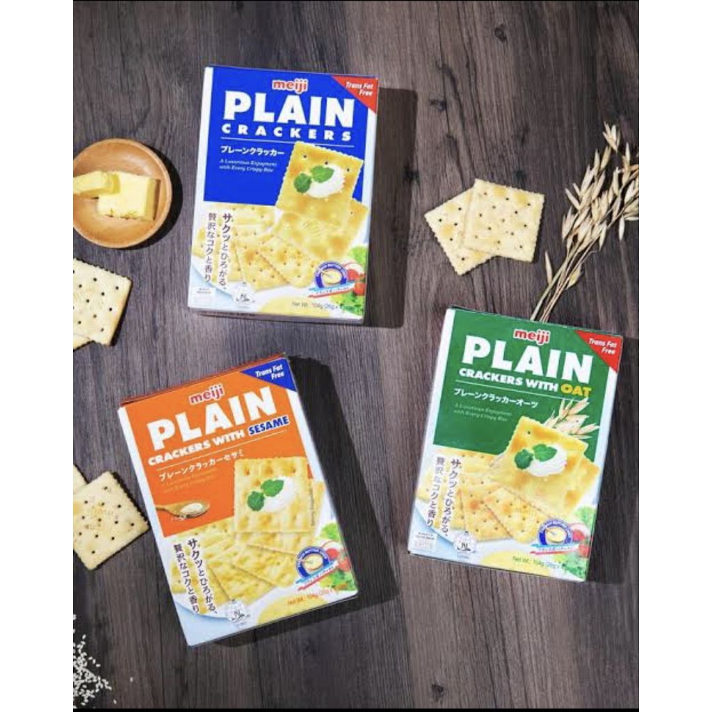 Jual ALL VARIAN MEIJI PLAIN CRACKERS | Shopee Indonesia
