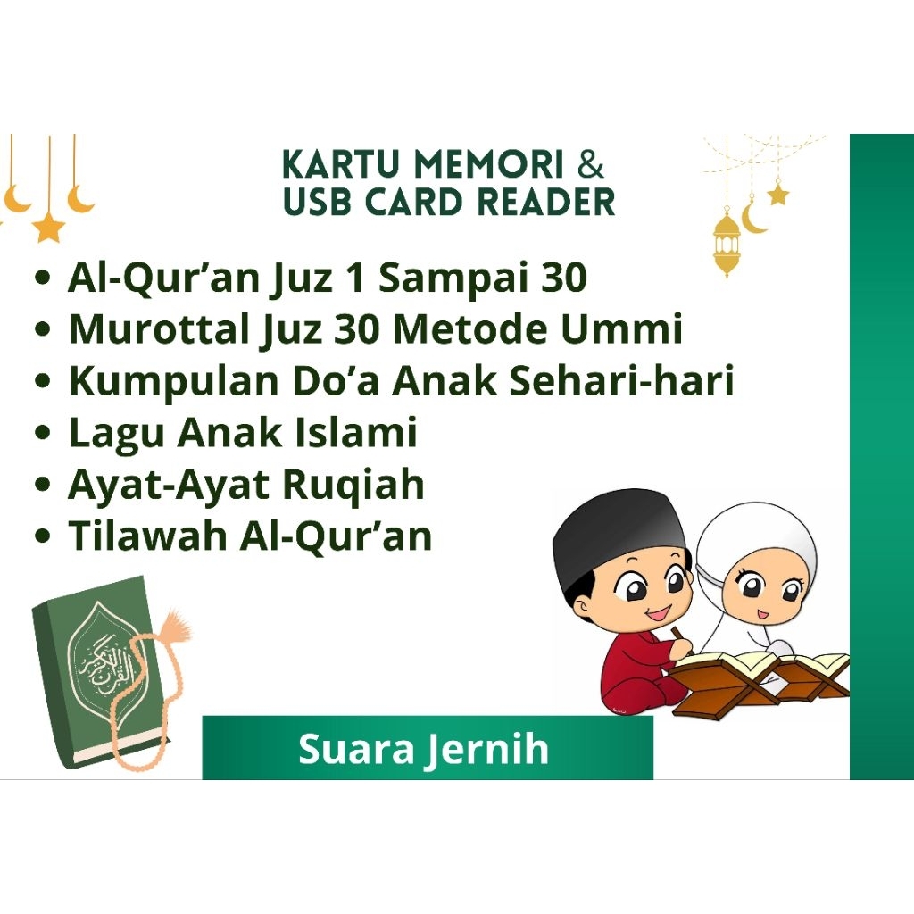 Jual Kartu Memori Murottal Al-Qur'an + Card Reader | Shopee Indonesia