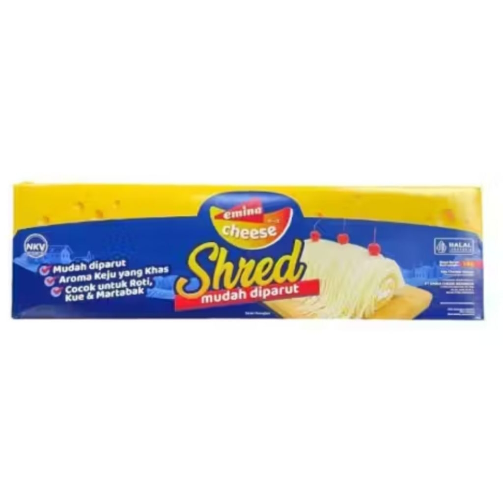 Jual (2 Kg) Keju Emina Shred 2kg | Keju Cheddar Emina Shred 2 kg / Keju ...