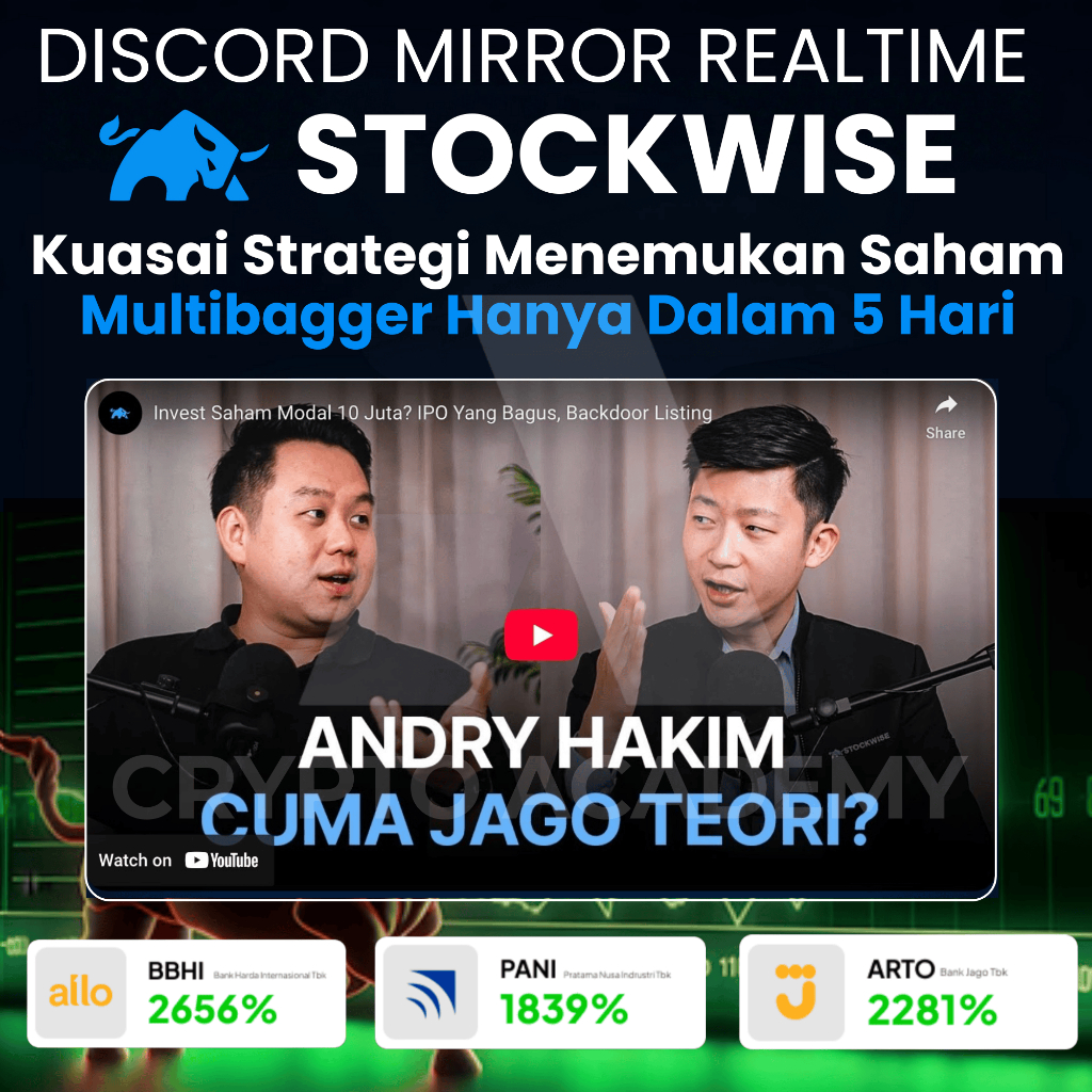 Jual Kelas Discord Mirror Stockwise by Andry Hakim | Kelas Saham ...