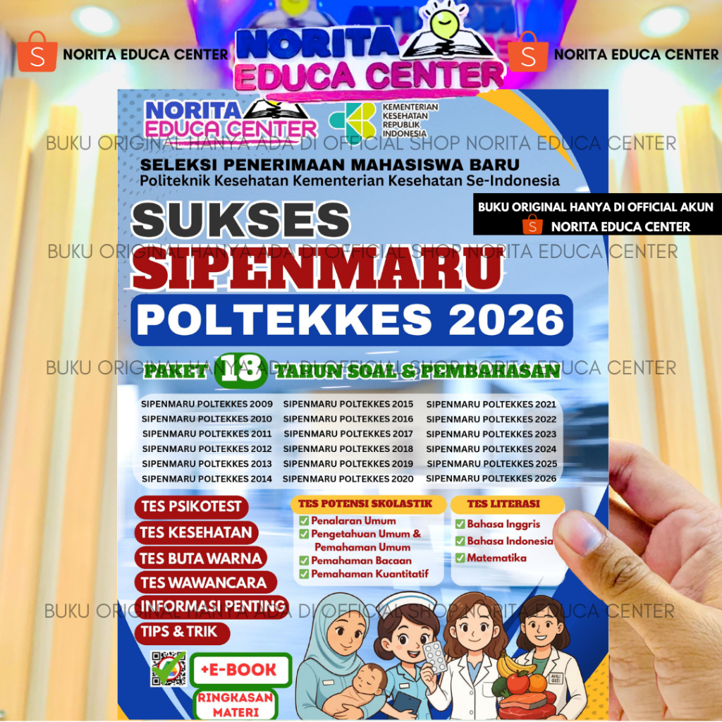 Jual BUKU SIPENMARU SIMAMA POLTEKKES 2026 SOAL DAN PEMBAHASAN 18 TAHUN ...