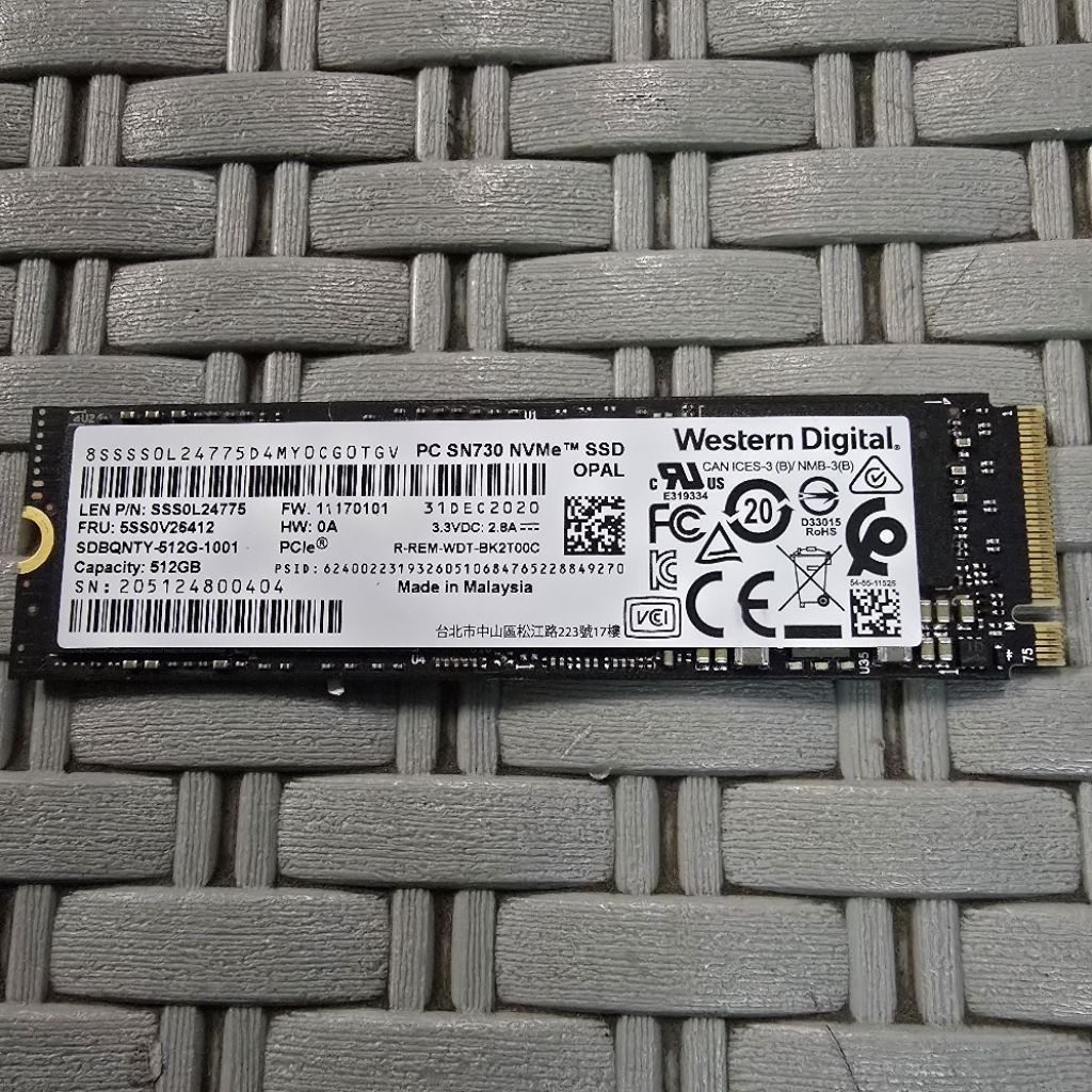 Jual SSD NVME 512GB 512 GB WD SN730 2280 | Shopee Indonesia