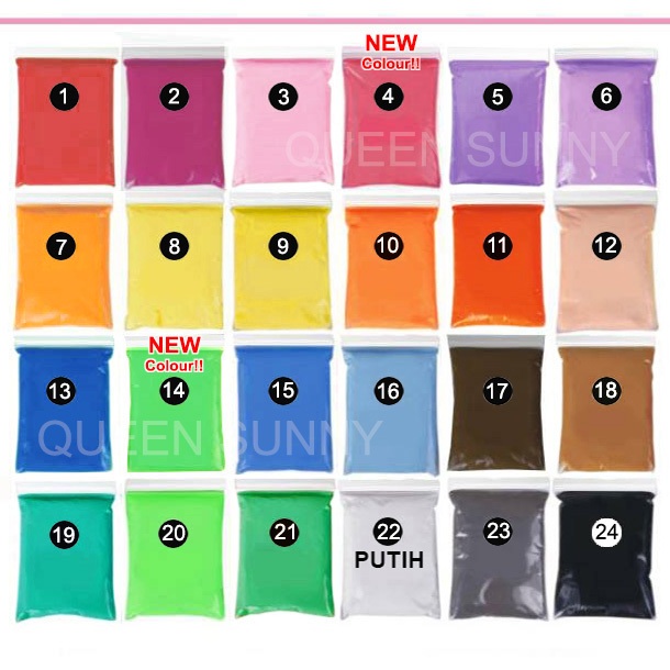 Jual AIR DRY CLAY (100 Gram) Jenis Jumping Clay Ringan Aman Non Toxic ...