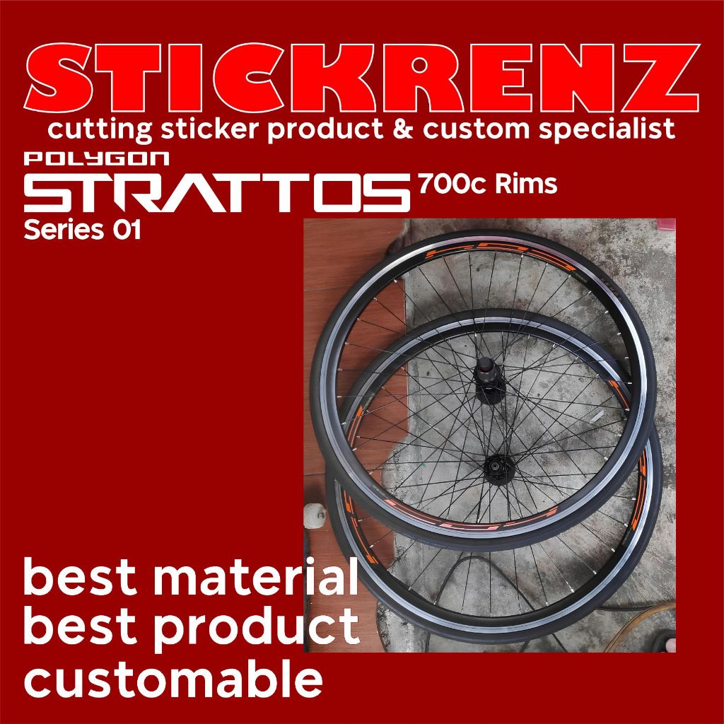 Jual Cutting Sticker Velg Rims Sepeda Polygon Strattos 01Custom ...