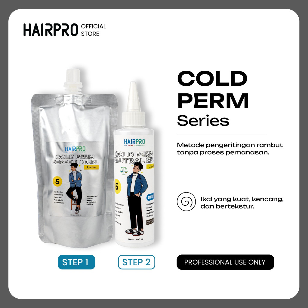 Jual Hairnerds Professional -Cold Perm Perfect Curl & Neutralizer ...
