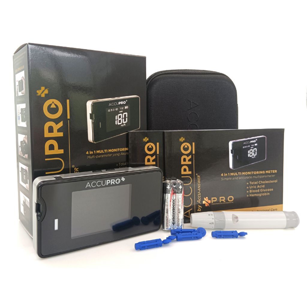 Jual ACCUPRO+ 4in1 Multi-Monitoring Meter Set (ALAT SAJA) | Shopee ...