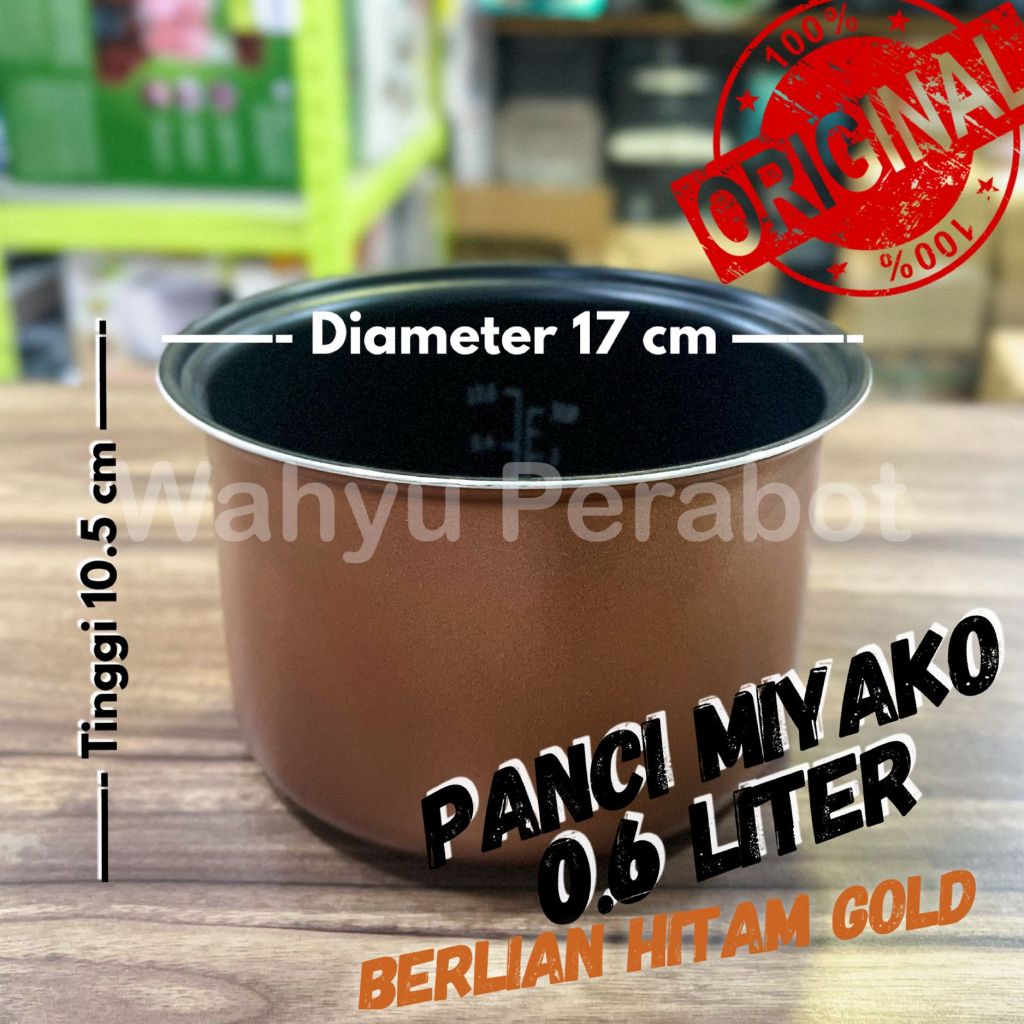 Jual Panci Magic Com Miyako Original Teflon Rice Cooker miyako Ukuran 0 ...