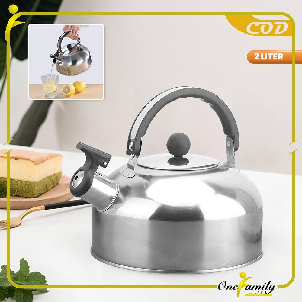 Jual ONE-C1218 Teko Air Uap Siul 2 Liter Pemanas Air / Ceret Air Panas ...