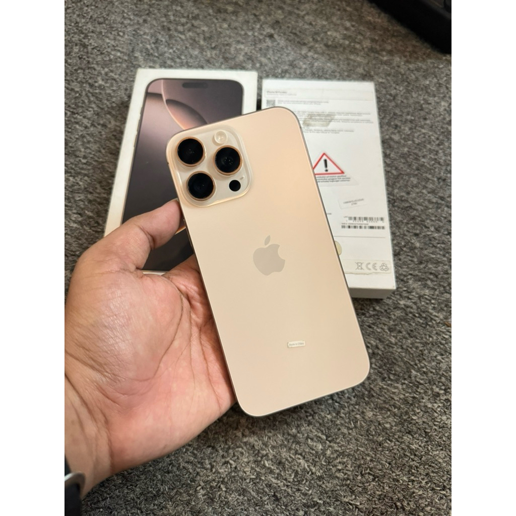 Jual iphone 16 pro max 512gb ibox second fullset original | Shopee ...