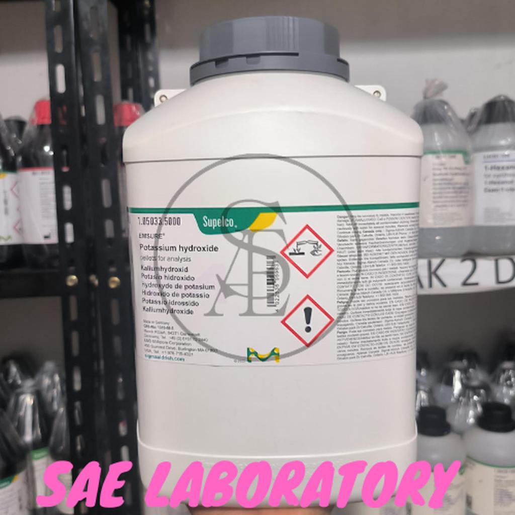 Jual REPACK/ECER POTASSIUM HYDROXIDE / KALIUM HIDROKSIDA MERCK 1.05033. ...