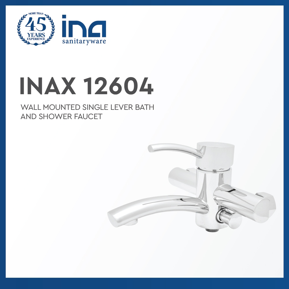 Jual INA Wall Mounted Single Lever Bath and Shower Faucet - INAX 12604 ...
