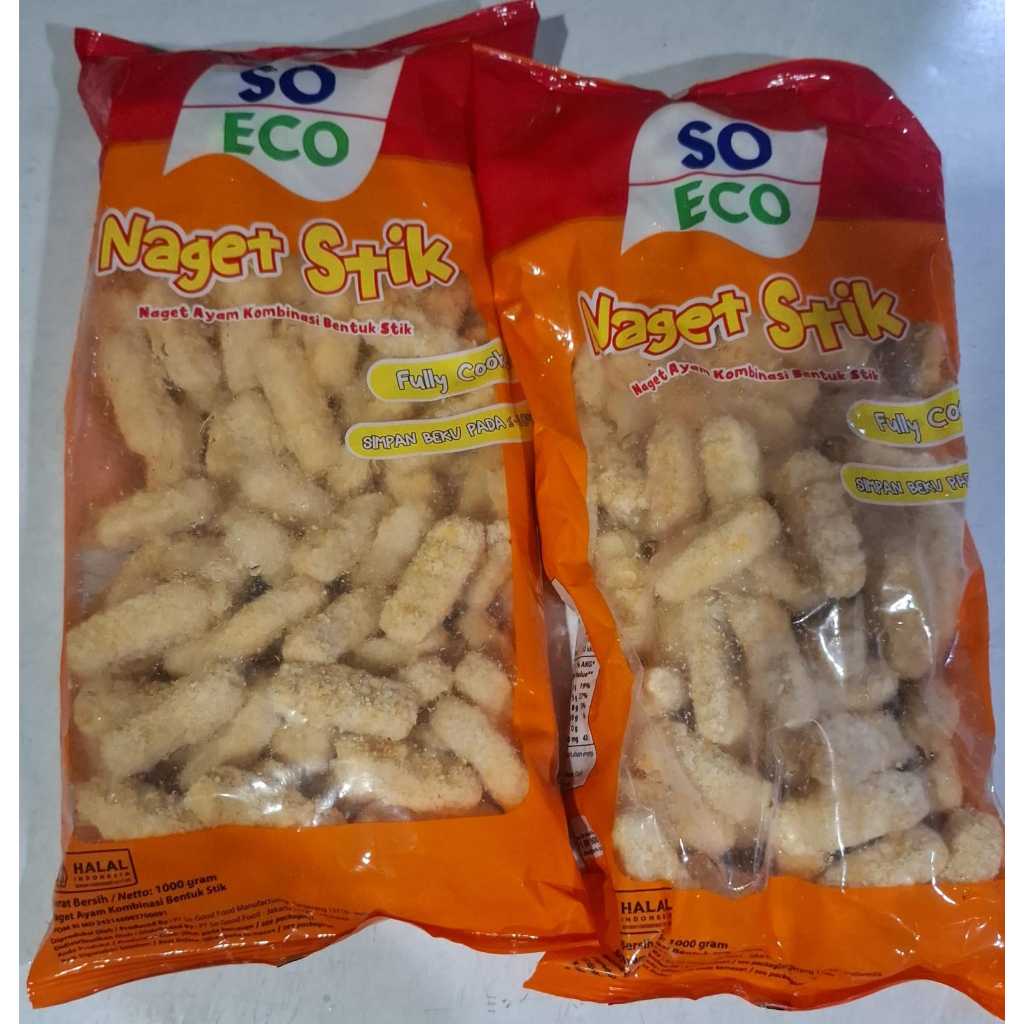 Jual SO ECO CHICKEN STICK 1KG NAGET STIK AYAM 1000GR HALAL | Shopee ...
