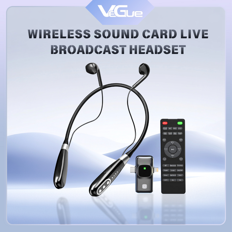 Jual E8 Wireless Sound Card Live Streaming Earphones, Portable Multi ...