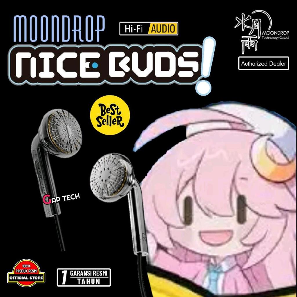 Jual MOONDROP Nice Buds / NiceBuds 15.4mm Neodymium Dynamic Driver In ...