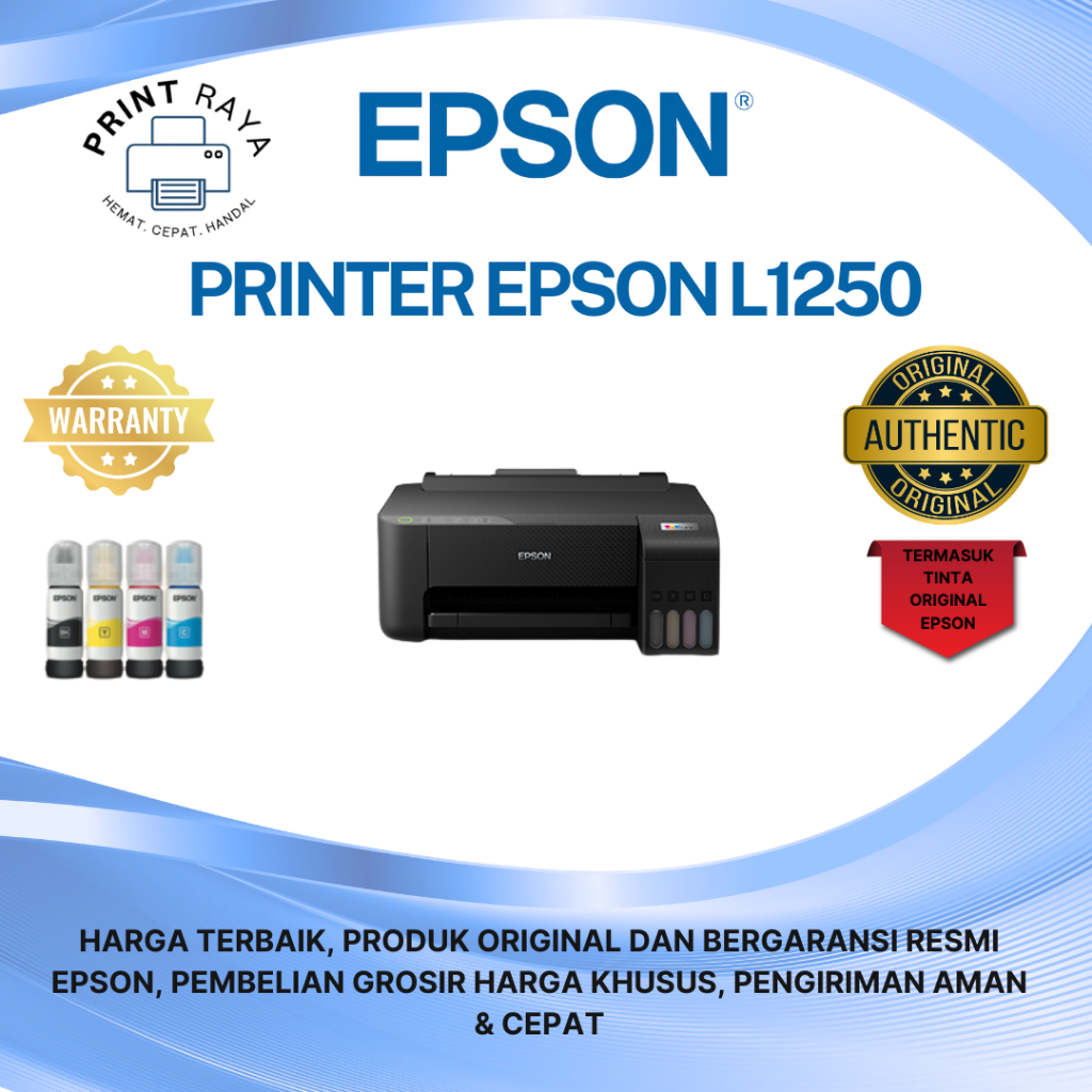 Jual Printer Epson EcoTank L1250 A4 Wi-Fi Ink Tank GARANSI RESMI ...