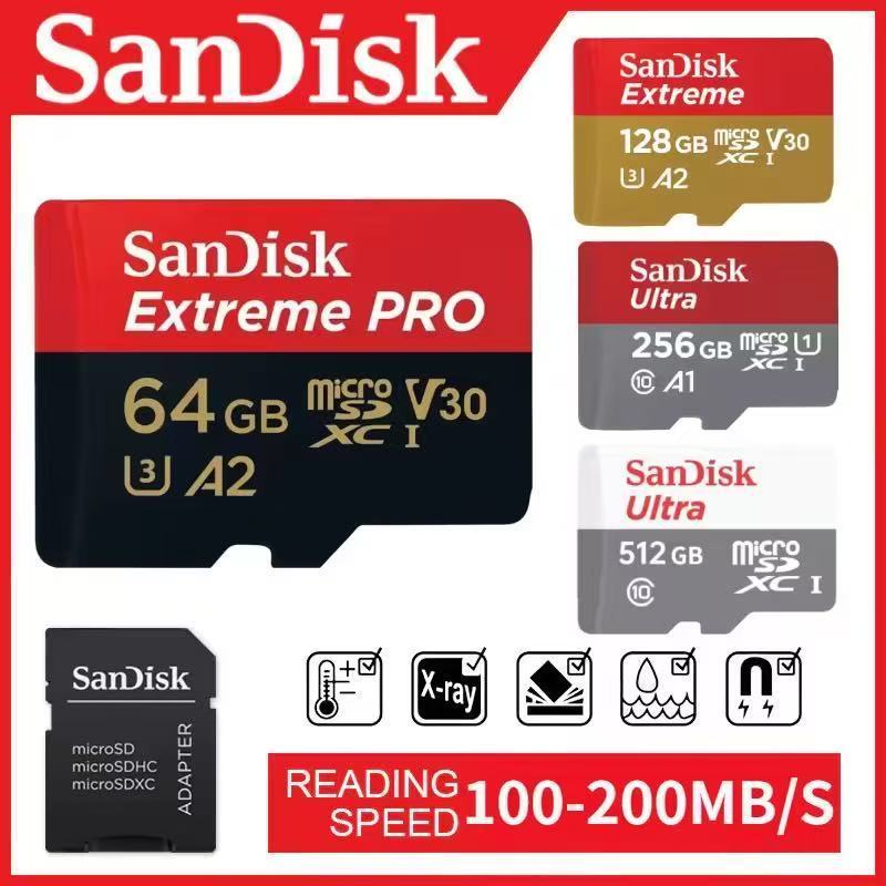 Jual SanDisk Ultra A1 /Extreme A2 / Extreme Pro A2 microSD Memory Card ...
