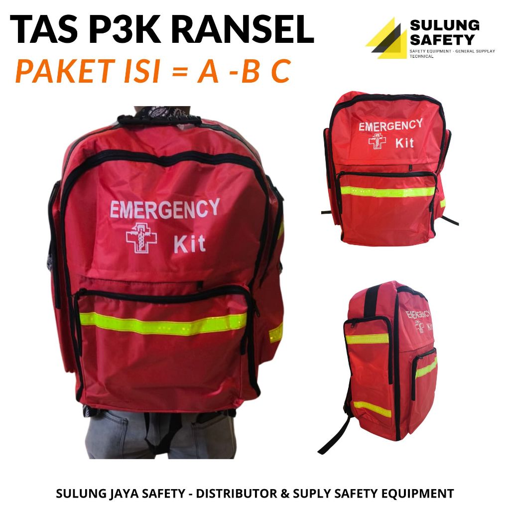 Jual PAKET TAS EMERGENCY + ISI A B C UNTUK BENCANA EMERGENCY KIT P3K ...
